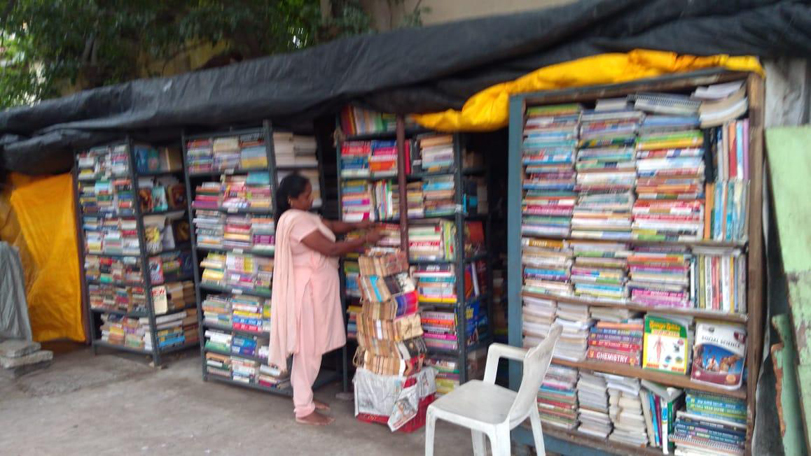The bookshop on the footpath « Madras Musings | We Care for Madras that ...